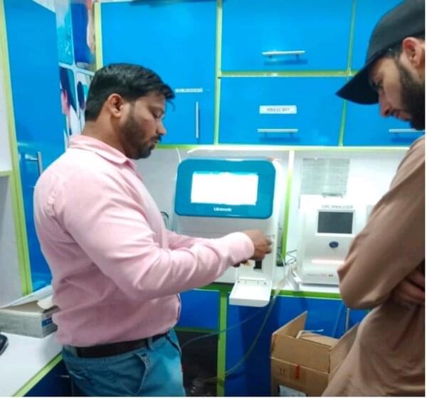 Installation of Lifotronic Gh900+ Hba1c Analyzer In Clifton Care Laboratory Karachi